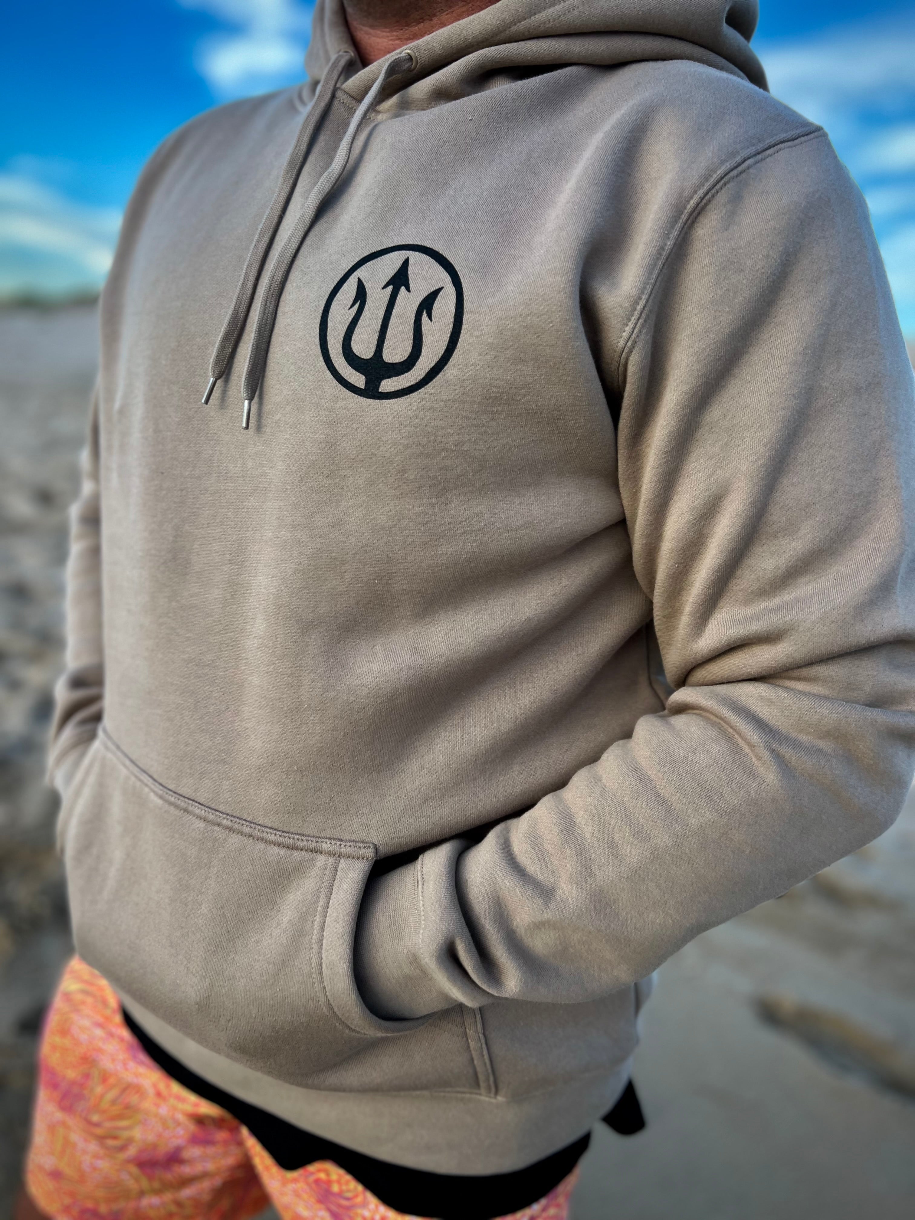 Poseidon- Tan Hoodie – Sea Gods Australia